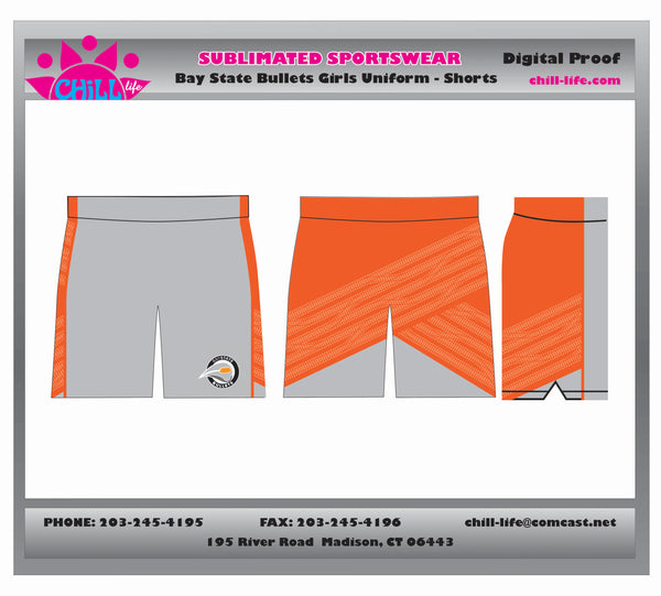 Bay State Bullets Custom Game Short – CHiLL-life sport